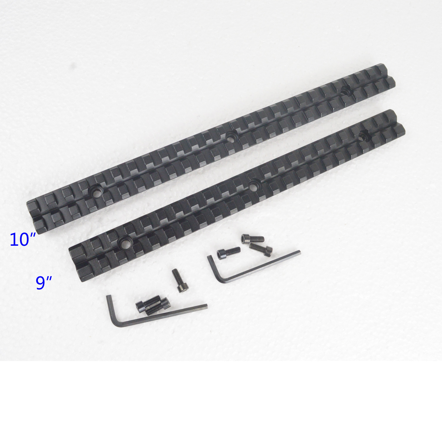 9 / 10 inch Long Picatinny Weaver Rail Mount Base,Section Rail