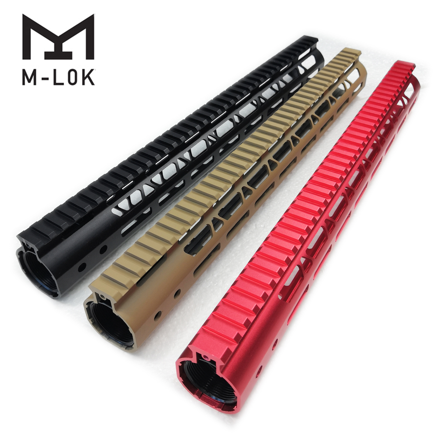 15 Inch M-Lok Handguard Rail Free Float Picatinny Rail Mount System For ...