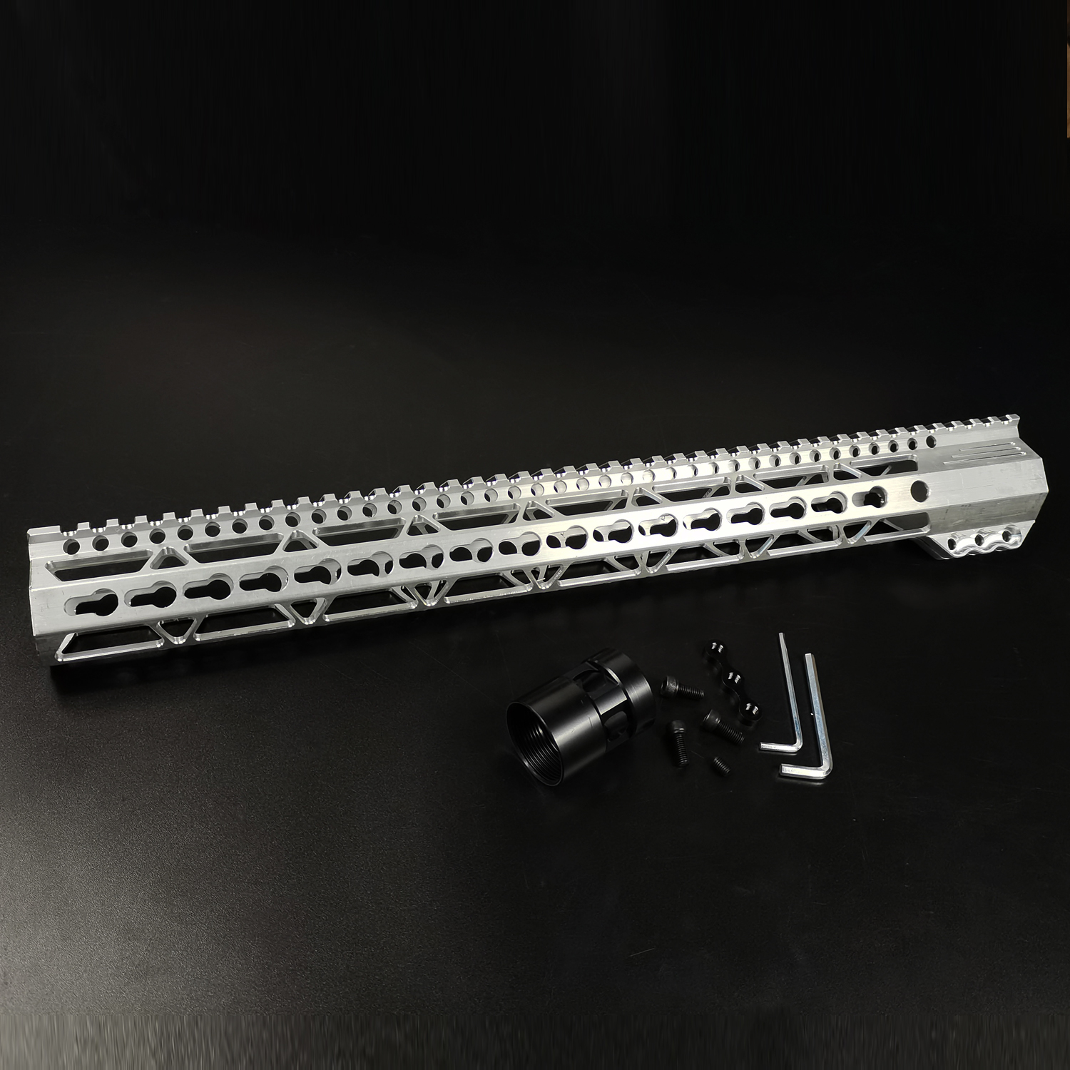 Hunting Rifle Accessories AR15 Clamp Mounted KeyMod Handguard Rail