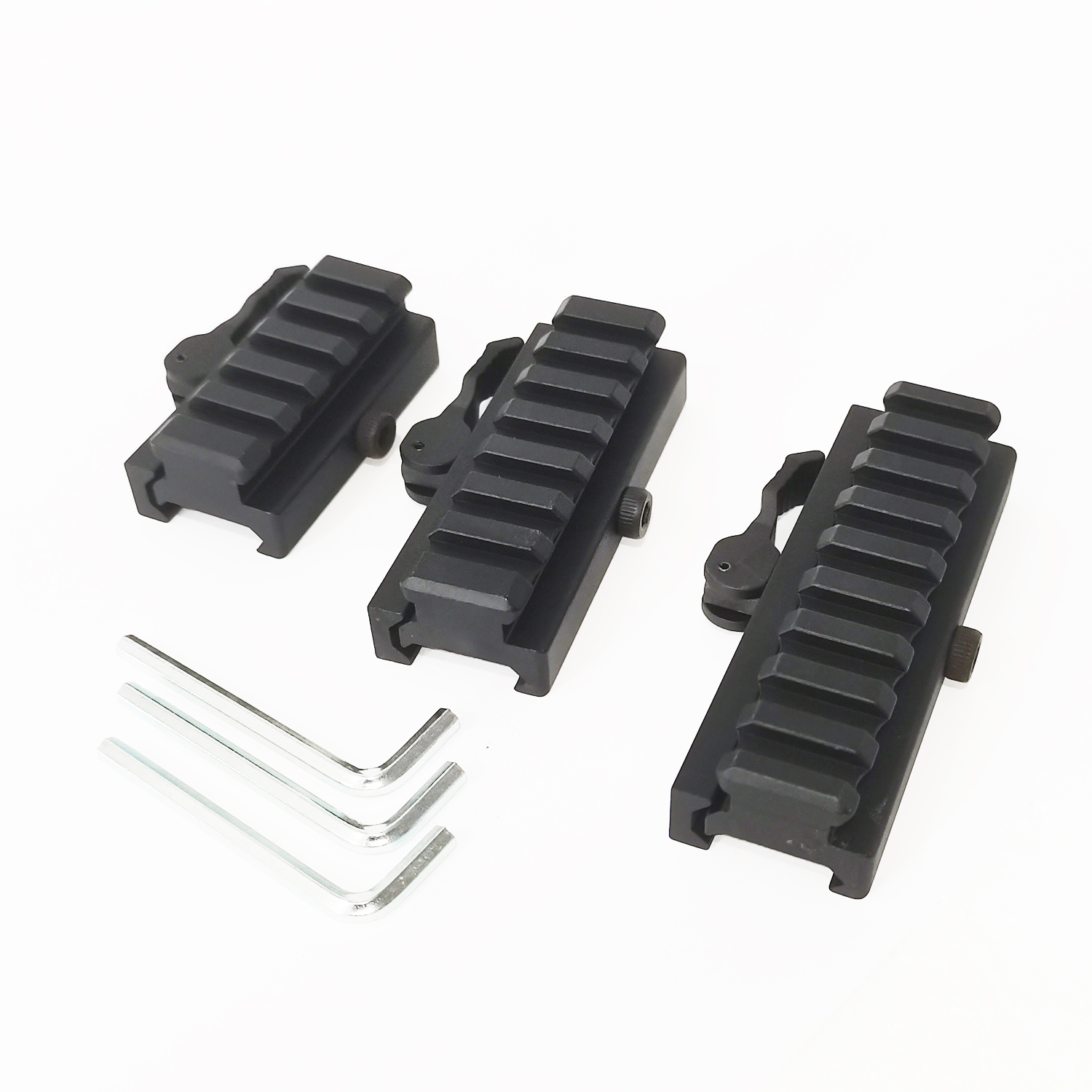 5/7/9 slot Picatinny/Weaver Rail Base QD Quick Release Riser Scope ...